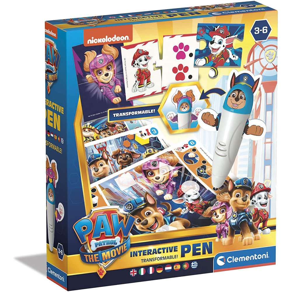 Penna interattiva Paw Patrol Transforming Pen Clementoni 16354