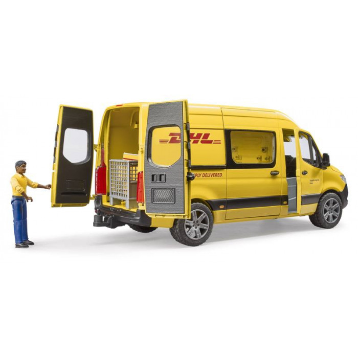 Bruder 2671 Mercedes Benz Sprinter Dhl Con Personaggio