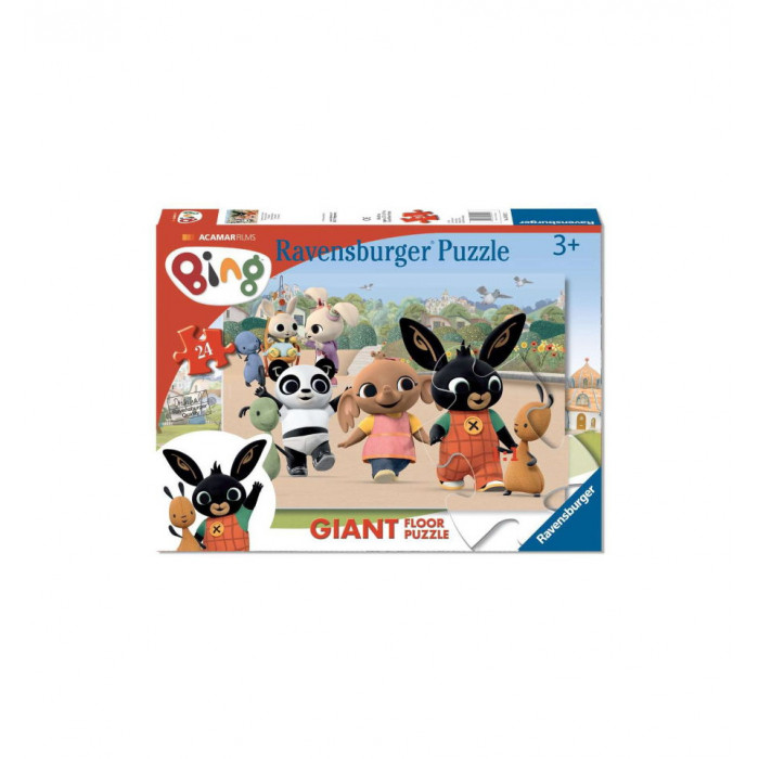 Puzzle 24 Pezzi Gigante Pavimento Bing Summer e Todd Ravensburger