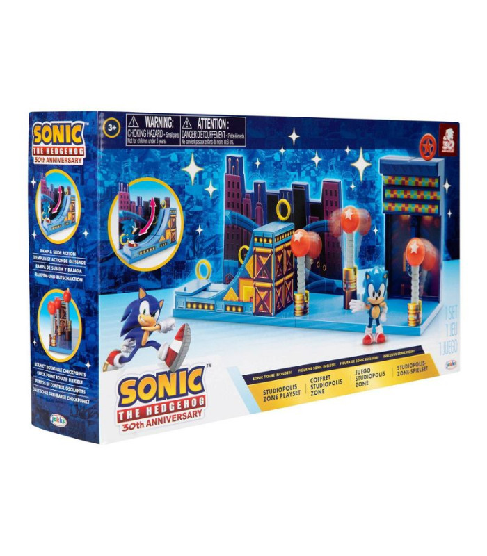 Sonic The Hedgehog 30th Anniversary Studiopolis Zone Playset