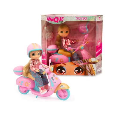 Unique Eyes Scooter Fun Ride Amy