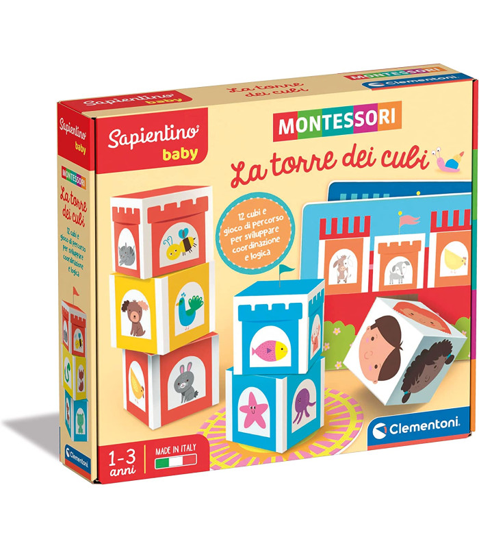 Sapientino Baby Torre dei cubi Clementoni 16411