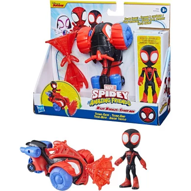 Spidey e i Suoi Fantastici Amici Techno-Racer Veicolo Miles Morales Hasbro