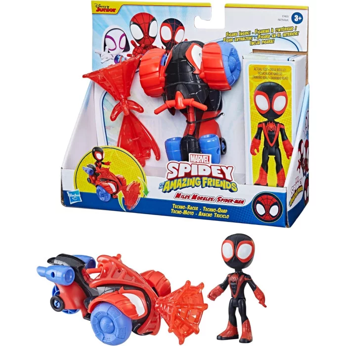 Spidey e i Suoi Fantastici Amici Techno-Racer Veicolo Miles Morales Hasbro