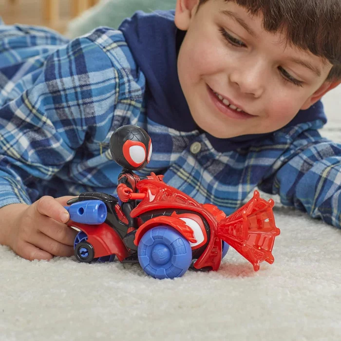 Spidey e i Suoi Fantastici Amici Techno-Racer Veicolo Miles Morales Hasbro