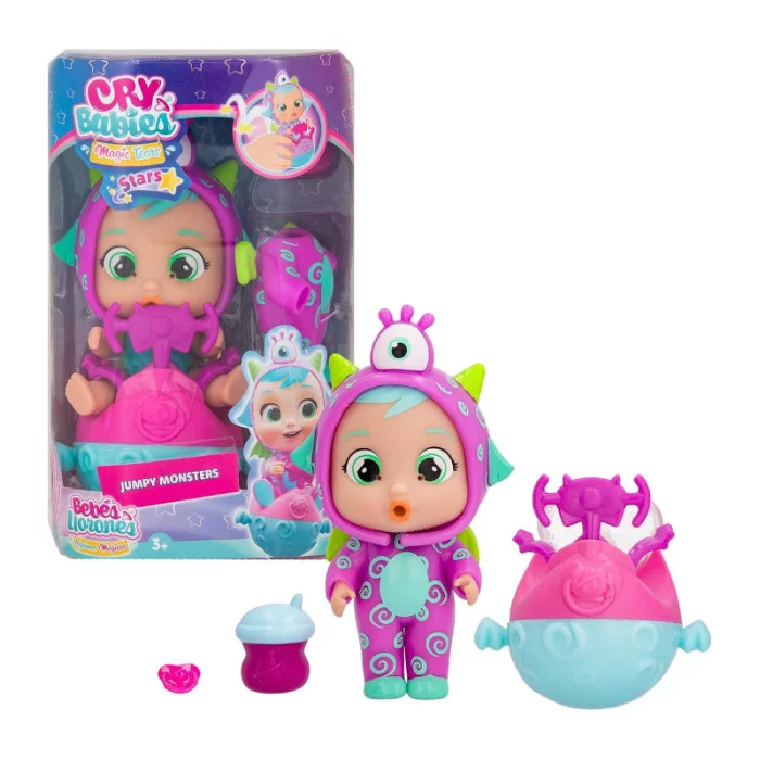 Cry Babies Magic Tears Jumpy Monsters, Stars Fuzz