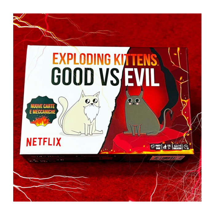 Gioco da Tavolo Exploding Kittens Good vs Evil Asmodee