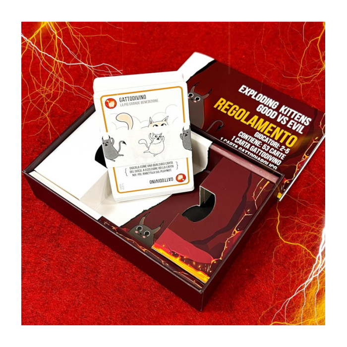Gioco da Tavolo Exploding Kittens Good vs Evil Asmodee