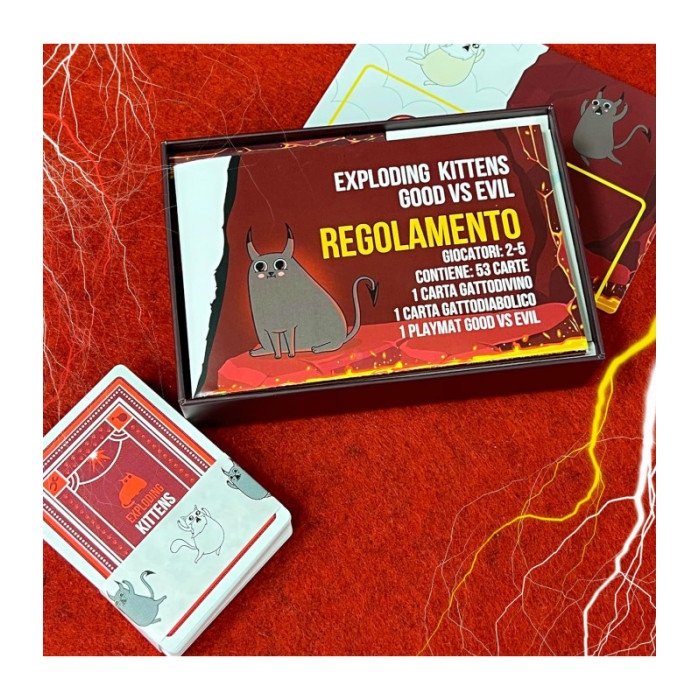 Gioco da Tavolo Exploding Kittens Good vs Evil Asmodee