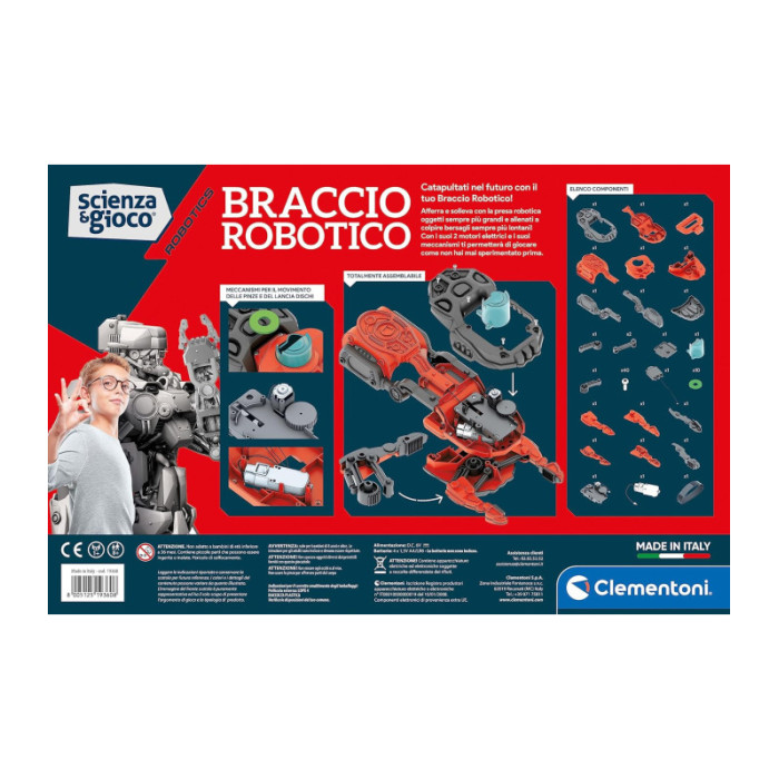 Scienza e gioco Robotics Robot Meccanico Clementoni 19360
