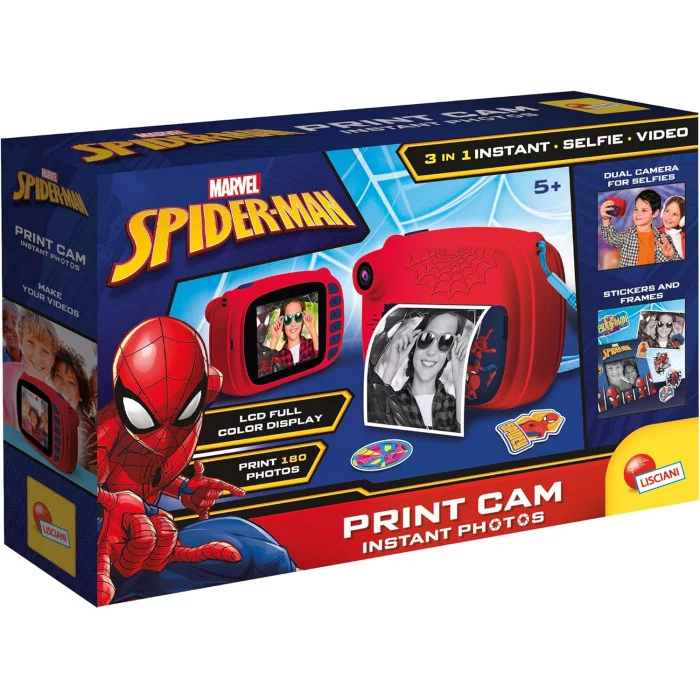 Spider-Man Print Cam Hi-Tech Lisciani Giochi
