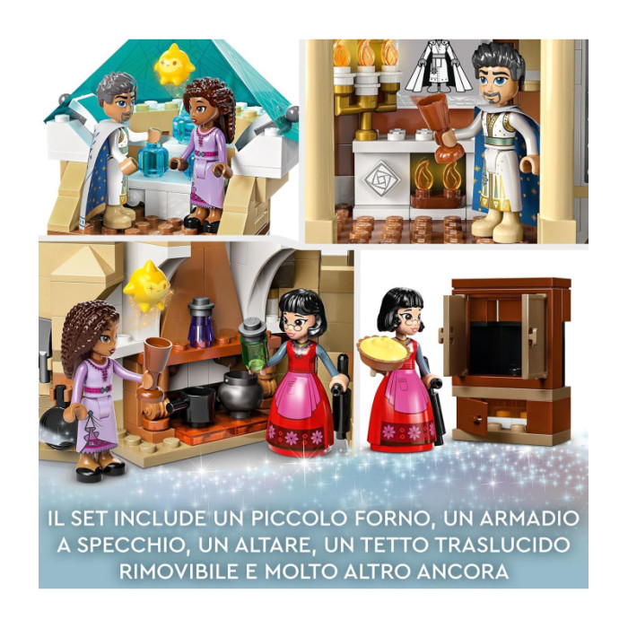 LEGO Disney Wish Il Castello di Re Magnifico 43224