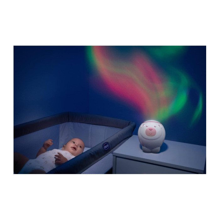 Chicco First Dreams Proiettore Orso Polare Rosa