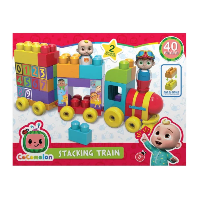 Cocomelon Stacking Train Treno Con 40 Mattoncini CCM07