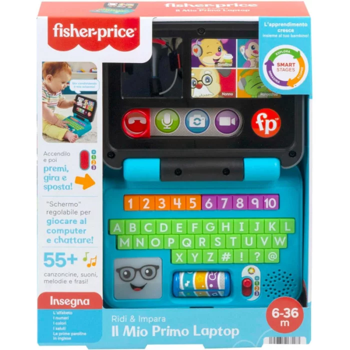 Fisher-Price Ridi e Impara Il Mio Primo Laptop HHH03