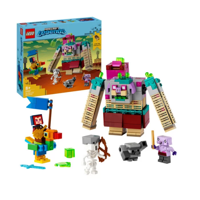 LEGO Minecraft 21257 Legends Resa dei Conti con il Divoratore, Gioco d ...