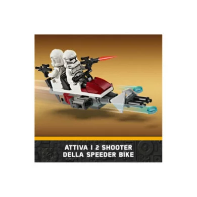 LEGO Star Wars 75372 Battle Pack Clone Trooper e Battle Droid con Veicolo Giocattolo Speeder ...