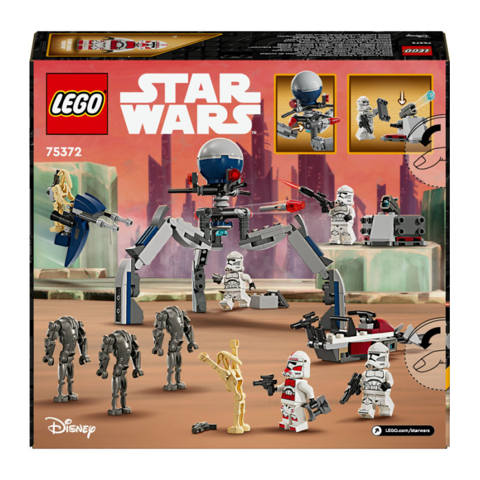 LEGO Star Wars 75372 Battle Pack Clone Trooper e Battle Droid con ...