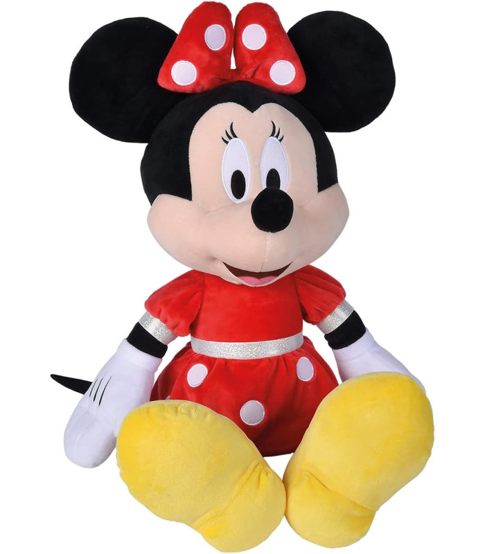 Disney Peluche Minnie con Abito Rosso 61 Cm
