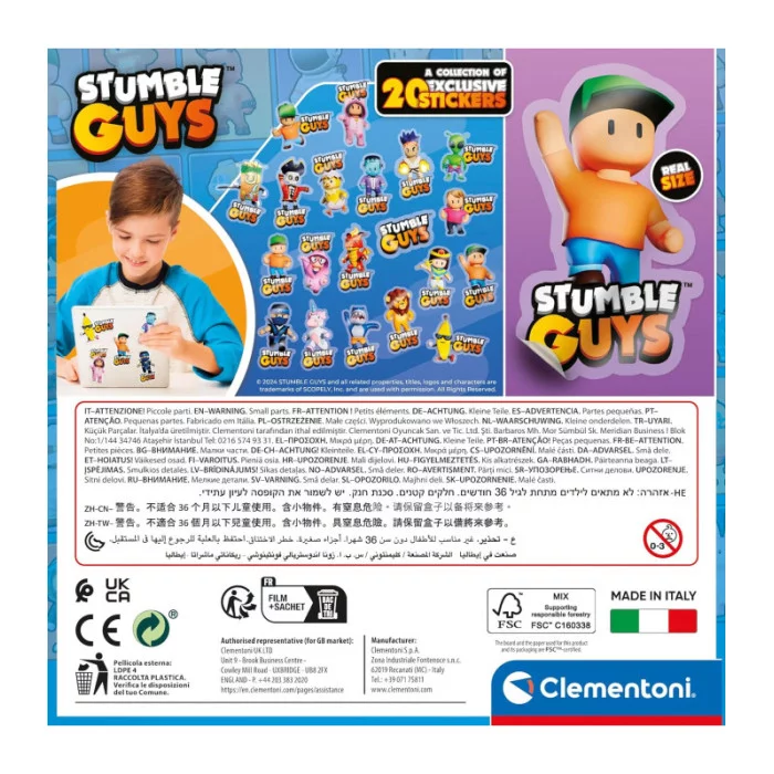 Puzzle Stumble Guys Impossible 180 Pezzi Bambini Clementoni 29321