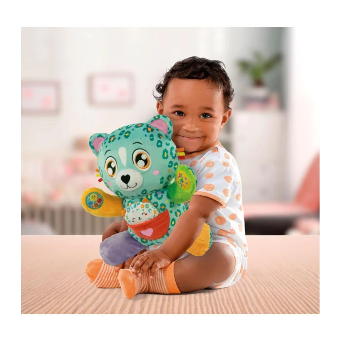 Cleo e Leo dolci Leopardi Peluche Parlante Interattivo Clementoni 17966