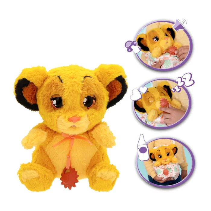 BABY PAWS Simba Cucciolo Interattivo di Peluche