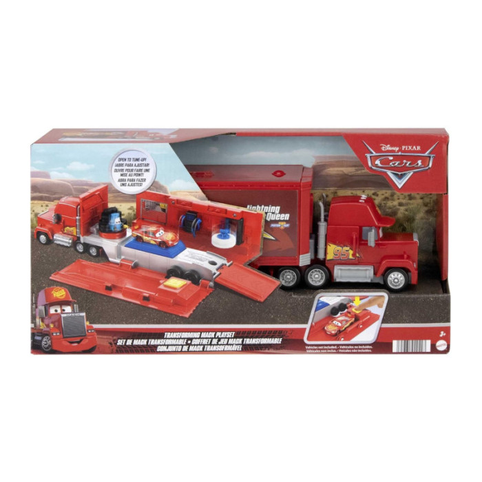 Disney Pixar Cars Mack Trasformabile Playset 2 in 1 con Camion e ...