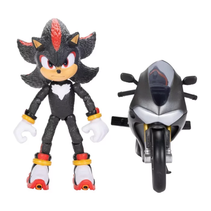 Sonic 3 Movie Personaggio di Shadow con Motocicletta