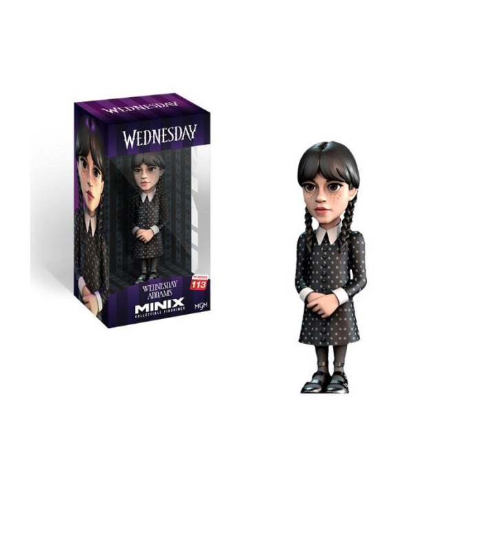 MINIX – Serie TV 113 – Wednesday Addams – Action Figure da Collezione 12 cm