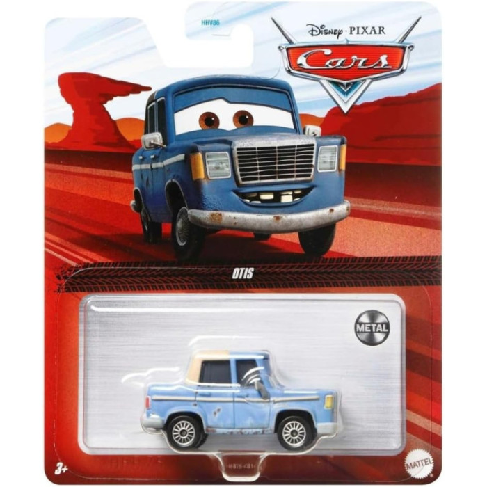 Disney Cars – Otis Die-Cast 1:55 in Metallo, Veicolo Collezionabile HFB75 per Bambini e ...