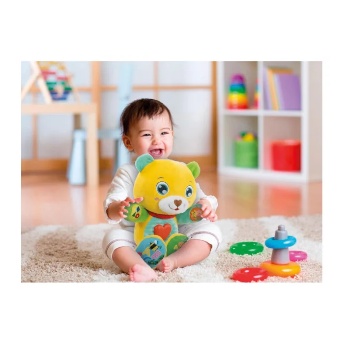 Baby Lele Coccole e Parole – Peluche Interattivo Parlante 6+ Mesi ...