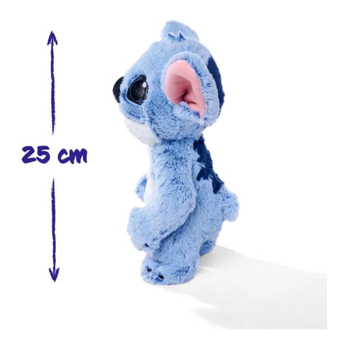 Disney Stitch Live Action – Peluche Morbido 25 cm Realistico e ...