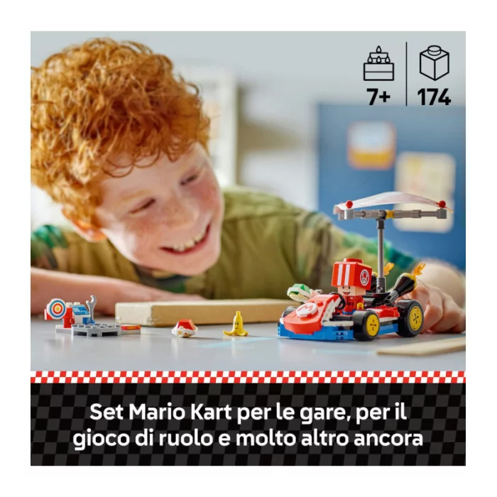 LEGO Super Mario 72032 Mario Kart : Kart Standard, Macchina Giocattolo con Toad, Giochi per ...