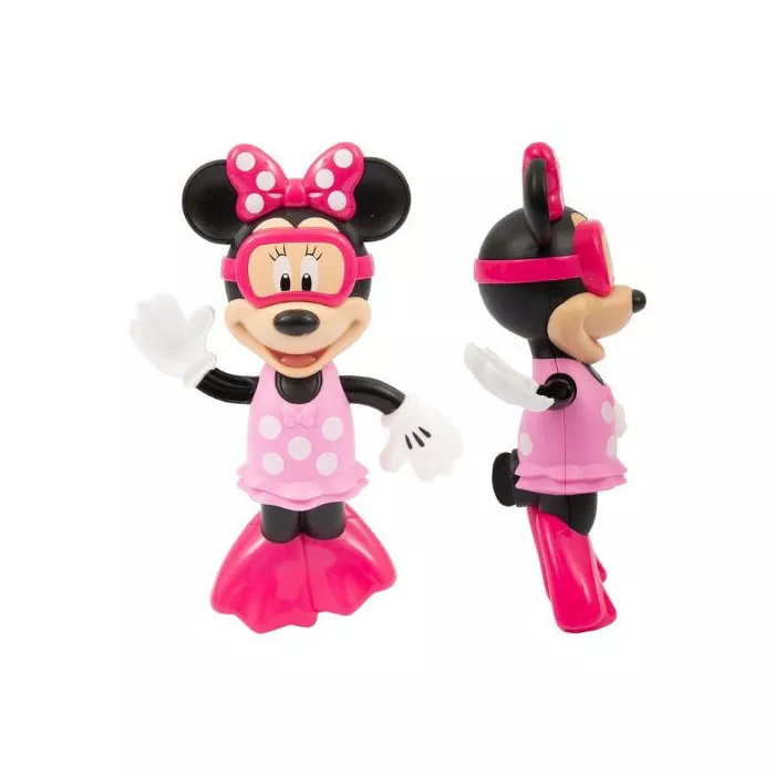 Minnie Mouse Water Swimmer – Minnie Nuotatrice con Pinne e Occhialini ...