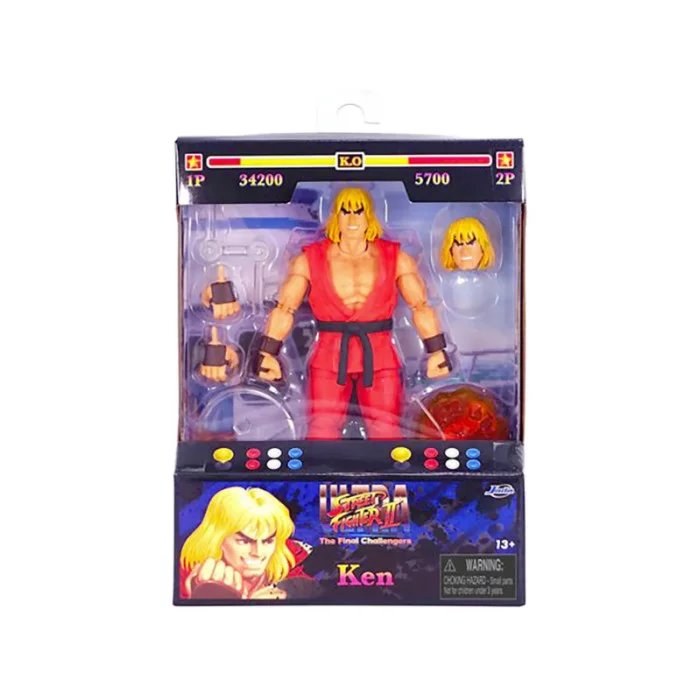 Action Figure Ken 15 cm – Street Fighter II Jada Toys con Dettagli ...