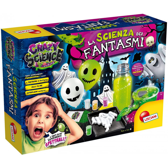 Crazy Science Laboratorio la Scienza dei Fantasmi Lisciani Giochi