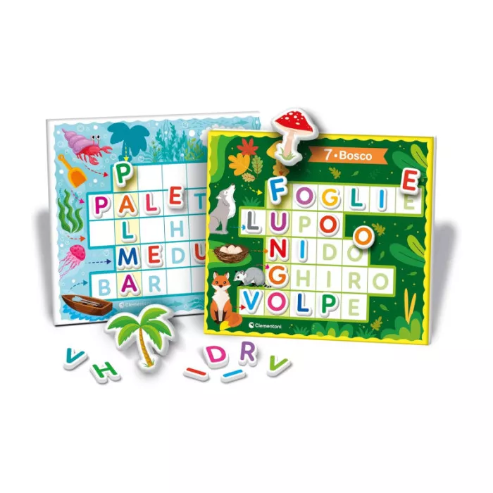 Logic Lettere e Parole – Gioco Educativo 4-6 Anni con Cruciverba per ...