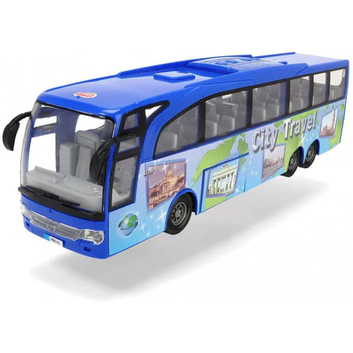 Dickie Toys Autobus multicolore con motore pullback